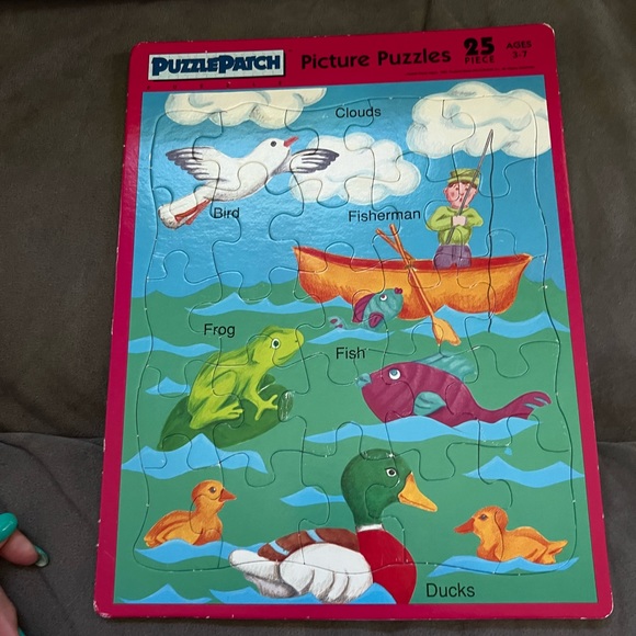 puzzlepatch | Toys | Vintage Puzzle Patch Kids Picture Puzzles Usa ...